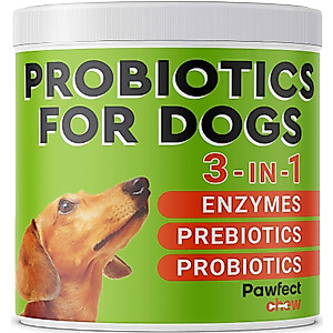 PAWFECTCHEW Dog Pee Grass Restore + Probiotics for Dogs Bundle - Dog Urine Neutralizer for Grass Burn Spots, Lawn Repair - Allergy Relief Dog Probiotics Chews + Digestive Enzymes - Made in USA