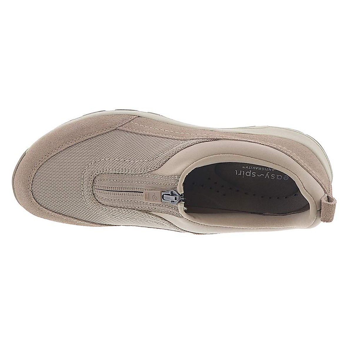 Easy Spirit womens Cave8 Sneaker, Natural, 6 Wide US