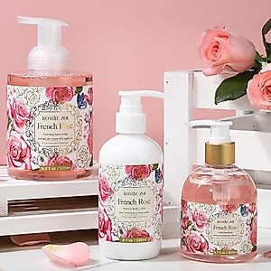 ROMIIE ZOI Liquid Hand Soap with Gift Box - French Rose - 260ml/ 8.7 fl.oz (Pack of 3)