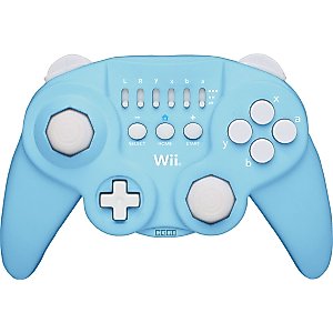 Sky Blue Hori Classic Wired Turbo Controller for Nintendo Gamecube and Wii