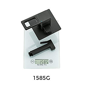 MINJING Hand Held Toilet Bidet Sprayer Black, Brass Single Handle Wall Mount Bidet Faucet, Hot Cold Water Bidet Sprayer for Toilet, Cloth Diaper Sprayer