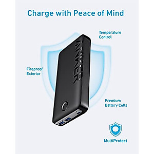 Anker Power Bank, 20,000mAh Portable Charger with USB-C Fast Charging, Works for iPhone 15/15 Plus/15 Pro/15 Pro Max, iPhone 14/13/12 Series, Samsung, iPad Pro, AirPods, Apple Watch, and More