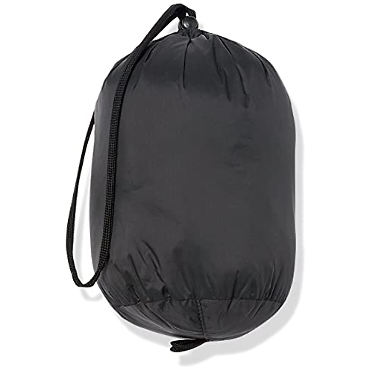 Amazon Essentials Men's Lightweight Water-Resistant Packable Hooded Puffer Jacket, Black, Large