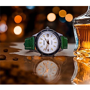 torbollo 22mm Leather Watch Bands, Quick Release Soft Green Watch Strap for Men Genuine Leather Replacement Wrap