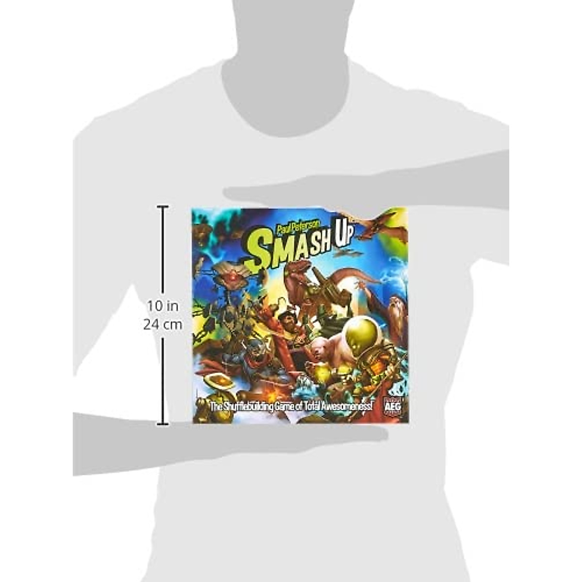 AEG Smash Up Base Game | Shufflebuilding Card Game | Aliens, Dinosaurs, Ninjas, Pirates, Robots, Tricksters, Wizards, Zombies | 2-4 Players | Ages 10+