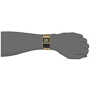 Casio #DBC611G-1D Men's Gold Tone 25 Memory Calculator Databank Watch