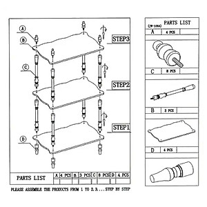 Frenchi Furniture Shelf, Pink