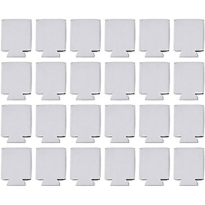 24 Pack 12oz Blank Sublimation Can Cooler Bottle Hugger for Soda, Beer, Beverages
