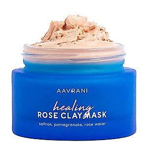 AAVRANI Healing Rose Clay Mask with FREE Mask Applicator Tool | Buy both and save $10!