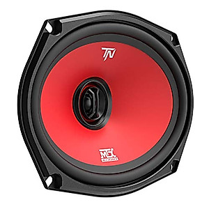 MTX Terminator69 60 Watt RMS 2 Way Polypropylene Coaxial Car Speakers, (1 Pack)