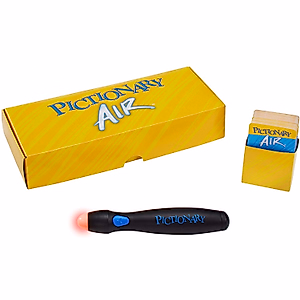 Mattel Games Pictionary Air Family Game for Kids & Adults with Light Pen and Clue Cards, Connect to Smart Devices