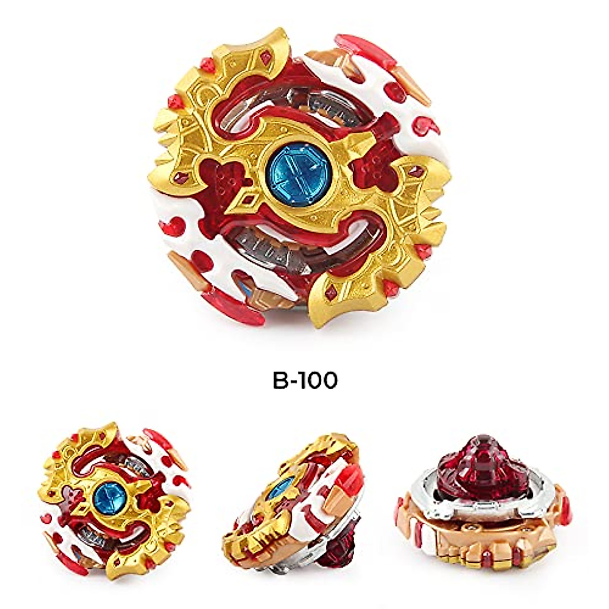 Battle Burst Tops 4 Pieces Pack, Battle Top Burst High Performance Set, Birthday Party School Gift for Kids