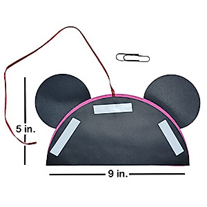 Mickey Birthday Party Decorations - Mickey Inspired Honeycomb Hanging Mouse Ears - Cartoon Mouse Birthday Decorations - 6 Mickey Honeycomb Balls by Jolly Jon (Honeycomb Only)