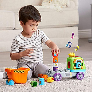 LeapFrog LeapBuilders Store and Go Dump Truck, Multicolor