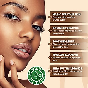 Raw African Shea Butter 5 lbs. Bulk Block 100% Pure Natural Unrefined IVORY - Ideal Moisturizer For Dry Skin, Body, Face And Hair Growth. Great For DIY Soap and Lip Balm Making.