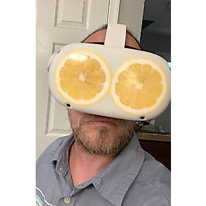 Lemons Decal for Quest 2 VR Headset - Meta/Oculus - Glossy Vinyl Sticker