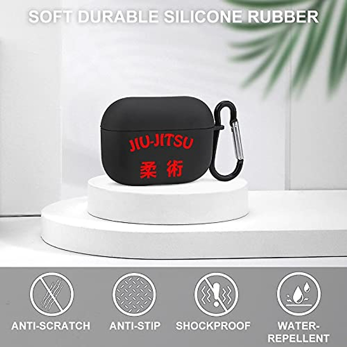 Jiu-Jitsu Case for Apple AirPods Pro Headset Cover Headphone Protective Shockproof Cover Cases