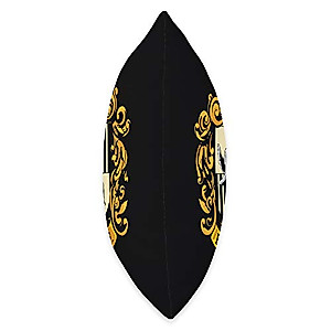 Harry Potter Hufflepuff House Crest Throw Pillow, 16x16, Multicolor