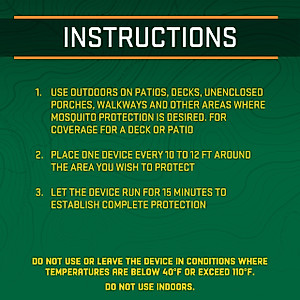 Repel Realm Zone Mosquito Repellent Device, Rechargeable Outdoor Diffuser, 40-Hour Protection, Mosquito Repeller