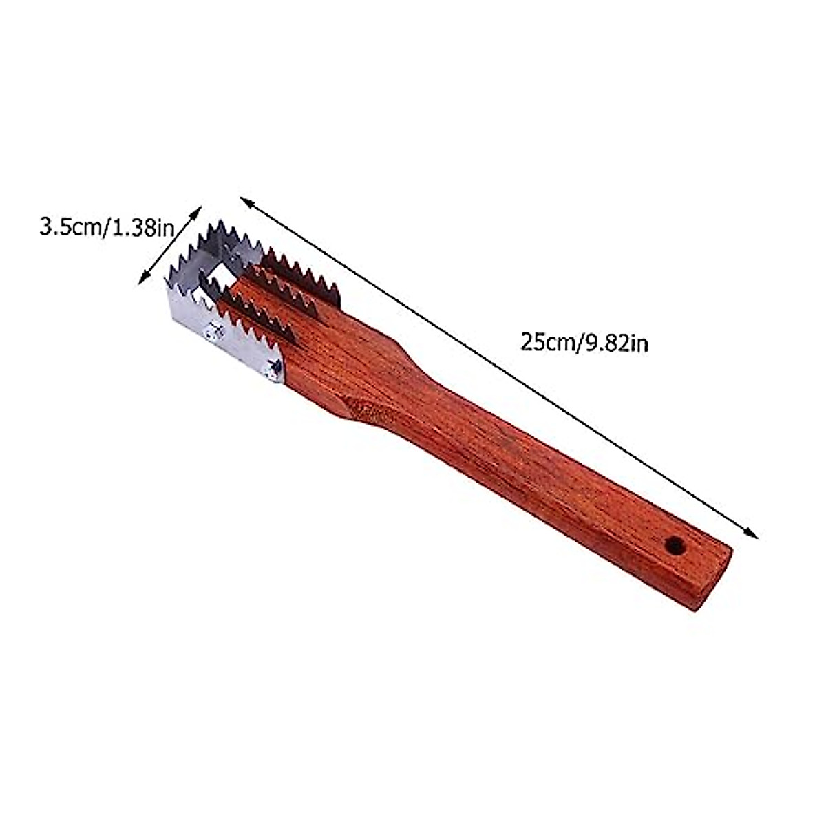 FELTECHELECTR 2pcs Fish Scale Brush Fish Descaling Tool Dipper Cordless Tools Fish Scale Peeler Seafood Scale Scraper Fishing Gadgets Kitchen Fish Scaler Remover Fish Skinscale Remover Pot Wood