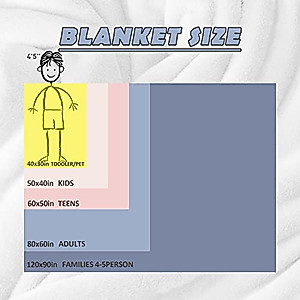 Cucumber Blanket, Gifts for Cucumber Lovers Men Women Adult, 80" x 60" Queen for Adults L Throw Soft Warm Flannel Just A Boy Who Loves Pickles Throw Blankets for Couch Chair Sofa Bed