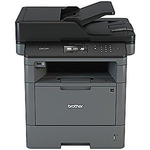 Brother Monochrome Laser Printer, Multifunction Printer and Copier, DCP-L5500DN, Flexible Network Connectivity, Duplex Printing, Mobile Printing & Scanning, Amazon Dash Replenishment Ready