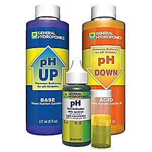 1-Set Paradisiac Popular GH pH Control Acid Alkaline Water Test Kit Accurate General Up and Down Volume 8 oz with 1 oz Indicator