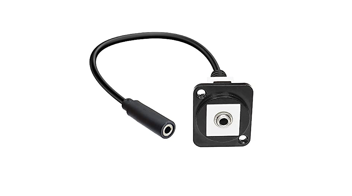 QIANRENON TRS 1/8 Stereo Panel Connector Cable