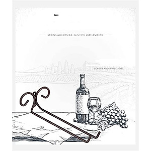 Wine Glass Shelf, Upside-down Home Goblet Iron Art Shelf, Wine Glass Hanging Storage Rack