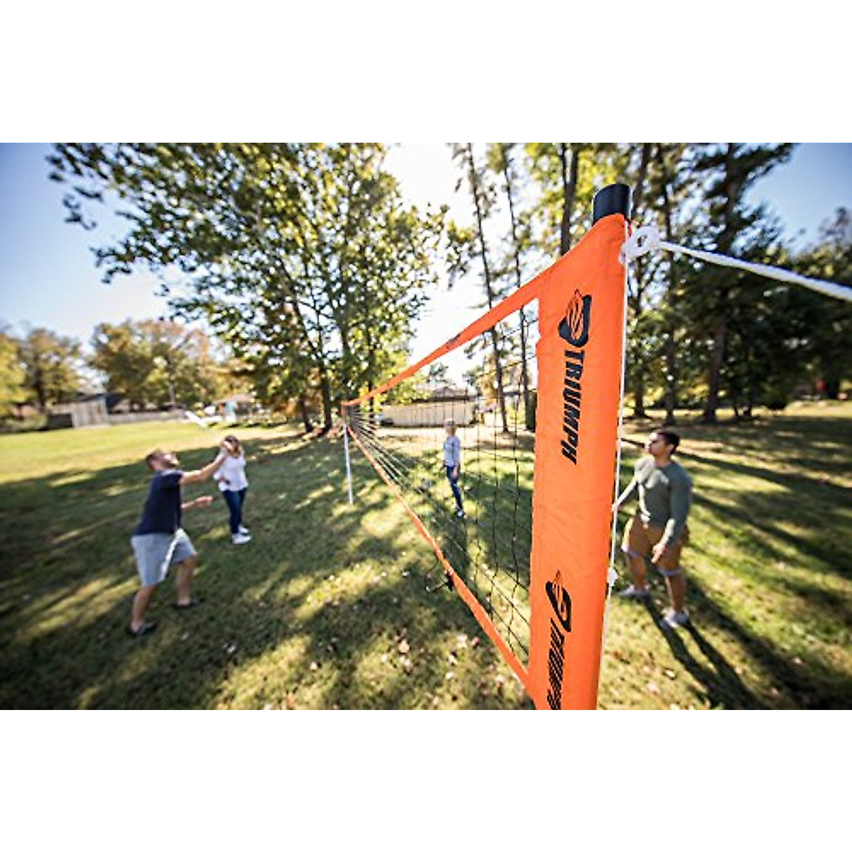 Triumph Sports unisex adult Advanced badminton sets, Triumph Advanced Volleyball/Badminton Set, One Size US