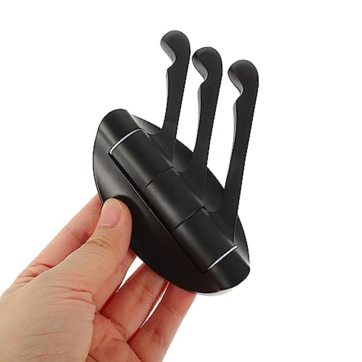 Towel Hooks Rotating Coat Hooks for Hanging with 3 Swivel Arms Wall Mounted Towel Holder Space Saving Hanger for Bathroom Kitchen Black Black Hooks