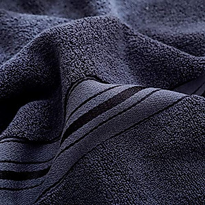 900 GSM 100% Egyptian Cotton Towel,Oversized Bath Towels - Heavy Weight & Absorbent - top Luxury Bath Towels at a Seven-Star Hotel in Dubai,28 x 60 inches,2-Piece (Violet)