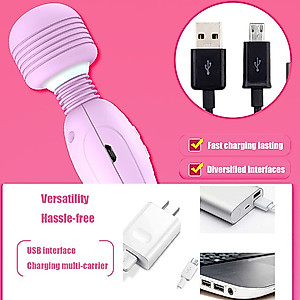 2024 Portable Rabbit Vibrators for Women with 12 Vibrating Modes Vibrating Toys for Woman Pleasure Electric Massager for Female Rechargeable Licking Stimulation (Pink-A)