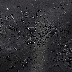 C/A Rotary Dryer Cover Rotary Airer Cover for Drying Rack Protection Waterproof Washing Line Cover for Outdoor Garden Courtyard (Black)