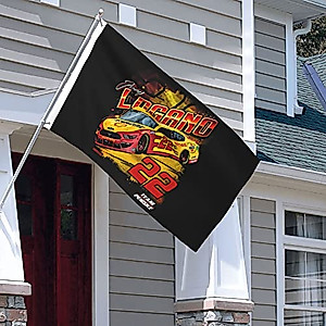 Joey Logano 22 3x5 Ft Flag Double-Sided Printing Banner Indoor Outdoor Decorative Flags Metal Grommets Durable