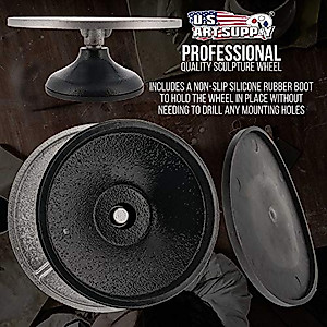US Art Supply Large 12" Diameter Sculpting Wheel- Heavy Duty All Metal Construction & Turntable with Ball Bearings
