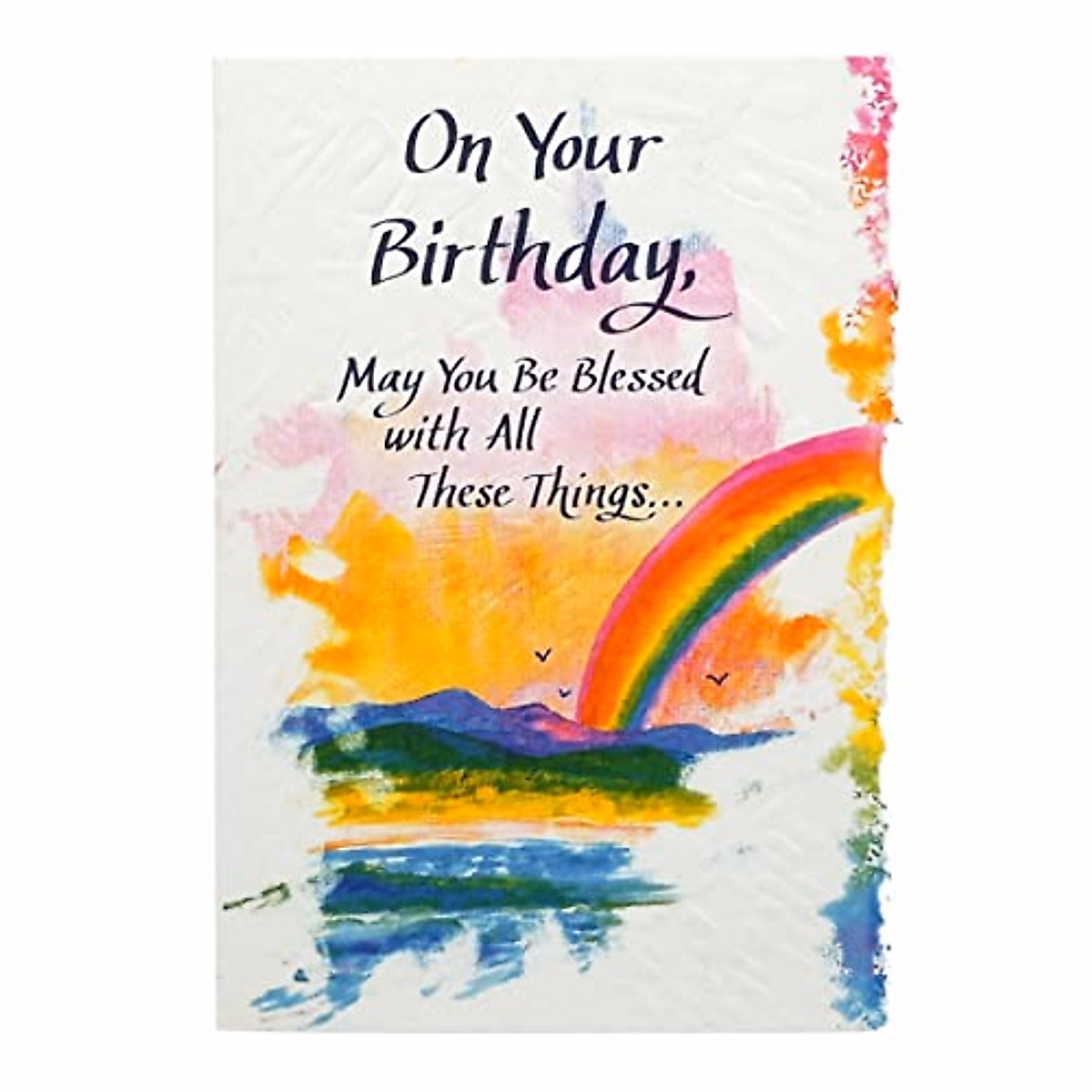 Blue Mountain Arts Birthday Card Assortment—4 Unique Greeting Cards with Uplifting Happy Birthday Wishes for the Special People in Your Life