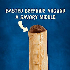 Purina Busy Rawhide Small/Medium Breed Dog Bones, Rollhide - 9 ct. Pouch