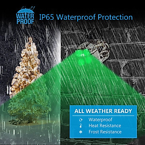 TRAIL WATCHER Deer Feeder Light Hog Hunting Green Light Spotlight PIR Motion Sensor 120°Angle IP65 Waterproof Outdoor Animal Game Feeder Cage (F1)