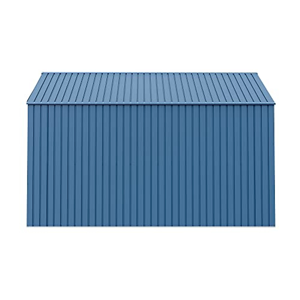 Arrow Shed Elite 12' x 12' Outdoor Lockable Gable Roof Steel Storage Shed Building, Blue Grey