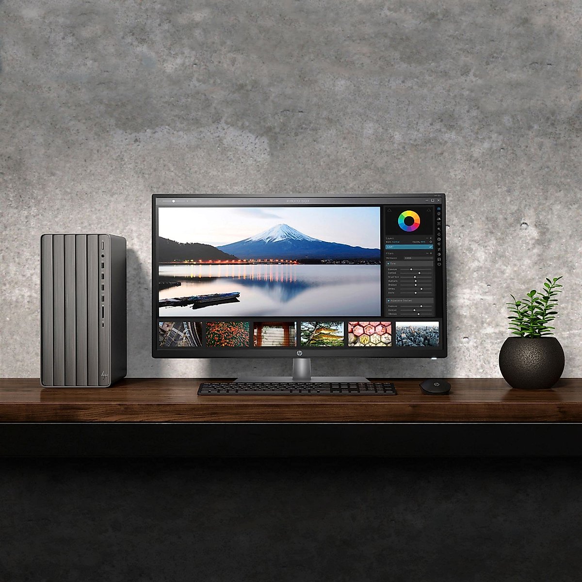 HP 2024 Newest Envy Desktop, Intel Core i5-13400, 16GB DDR4 RAM, 512GB SSD + 1TB HDD, Windows 11 Professional, Black