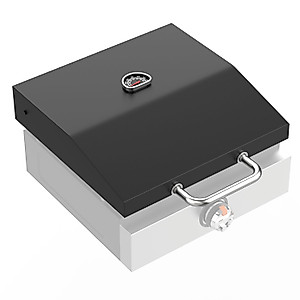 Upgrade Hinged Lid for Blackstone 17 Inch 1832 Adventure Ready Griddle, Griddle Hard Cover Flat Top Hood for Blackstone 1832 1650 1971 1814 & 17 Inch Griddle Lid