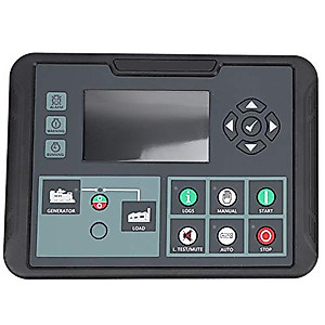 Generator Set Controller, Durable Engine Generator Controller, Plastic Accurate Power Display for Generator Generator Power Measurement Power Protection