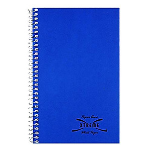 National Kolor Kraft Cover Notebook, College Ruled, Blue, 1 Subject, 7.75" x 5", 80 Sheets (33502)