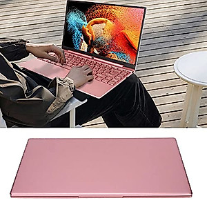 Shanrya 14 inch Ultrathin Office Notebook with Pink IPS HD Digital Screen with Backlit touchpad