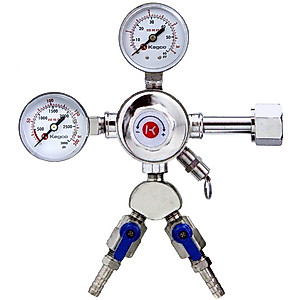 Kegco 3P2SCK-5T Kegerator Kit, 2-Tap, Chrome