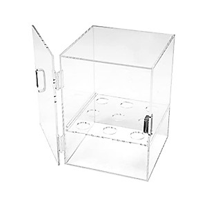 LYNICESHOP 9 Holes Ice Cream Cone Holder, Clear Acrylic Display Cabinet, Transparent Ice Cream Cone Bracket, Ice Cream Display Stand Holder for Dessert Shop and Ice Cream Fair