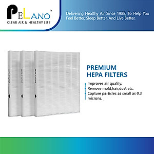 Pelano 3 Pack 5500-2 Replacement Filter H Compatible with Winix 5500-2 Air Purifier and Models AM80, 116130 Replacement Filter