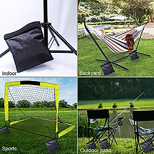 ABCCANOPY Sandbag Photography Weight Bags for Video Stand,4 Packs (Black)