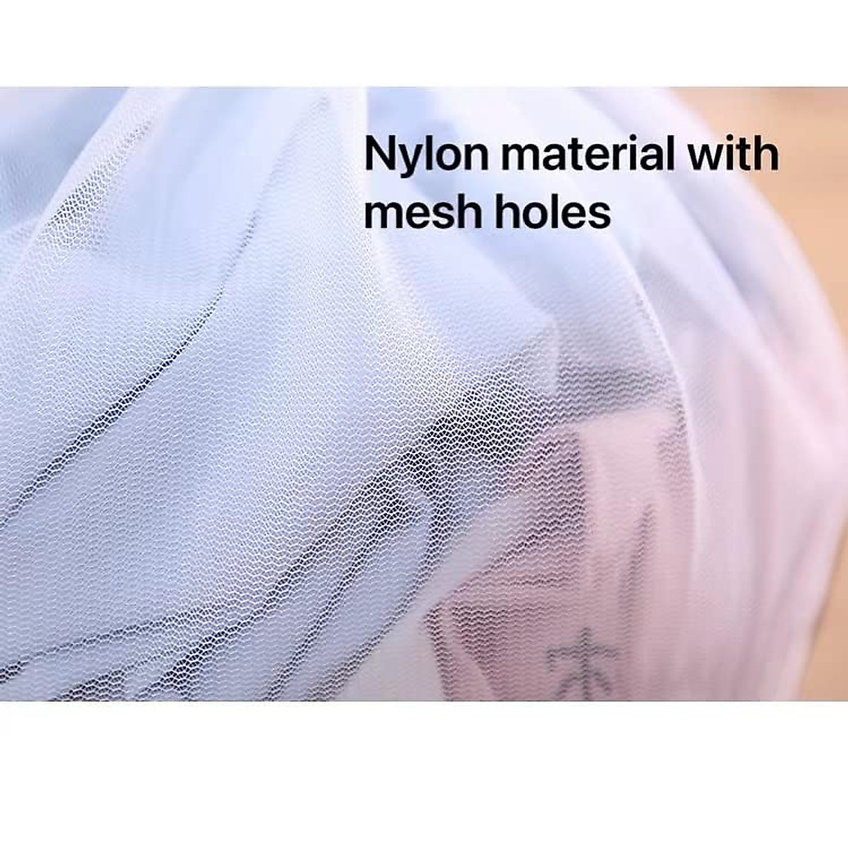 Durable Honeycomb Mesh Laundry Bags for Delicates (Spring Type)